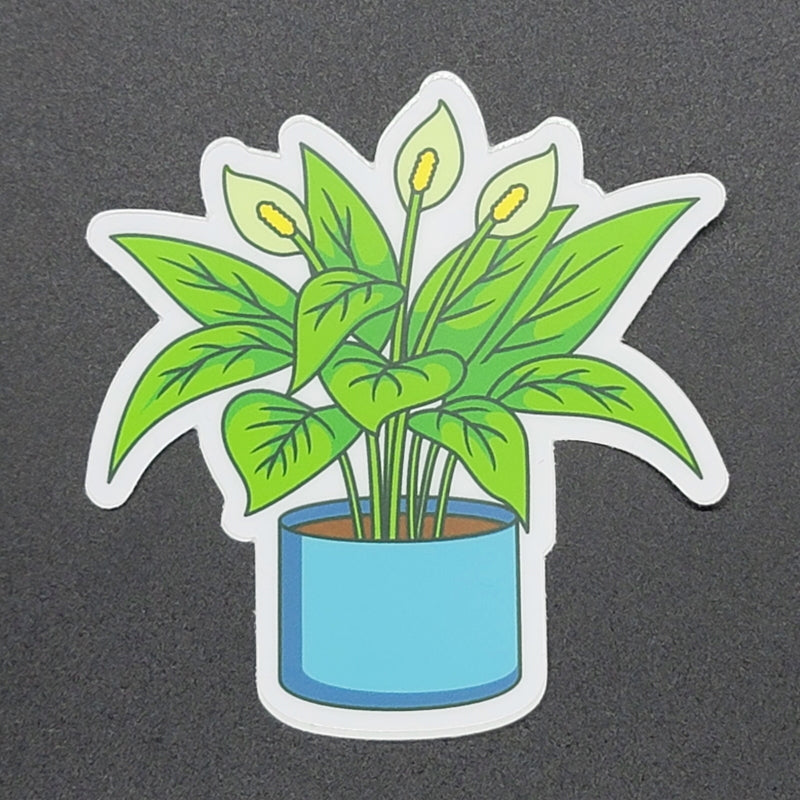 Peace Lily Sticker – Wholesale Plant Stickers